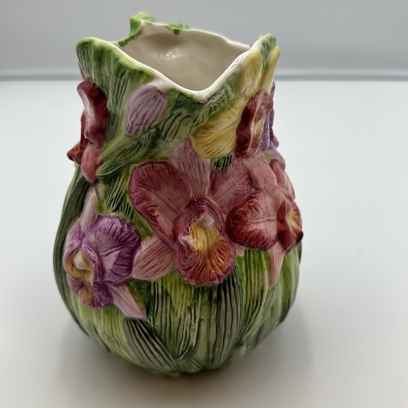 world bazaar | Dining | Iris Greenery Ceramic Water Pitcher World ...
